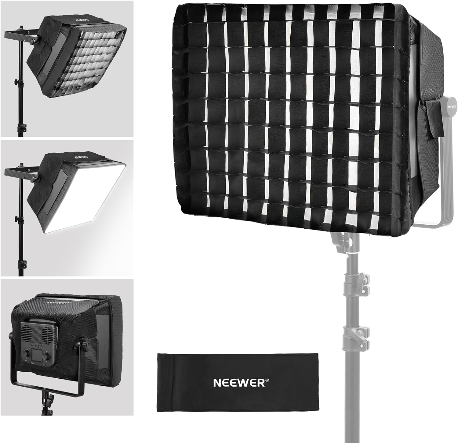 NEEWER Upgraded Softbox Diffuser for PL60C RGB LED Video Light Panel ...
