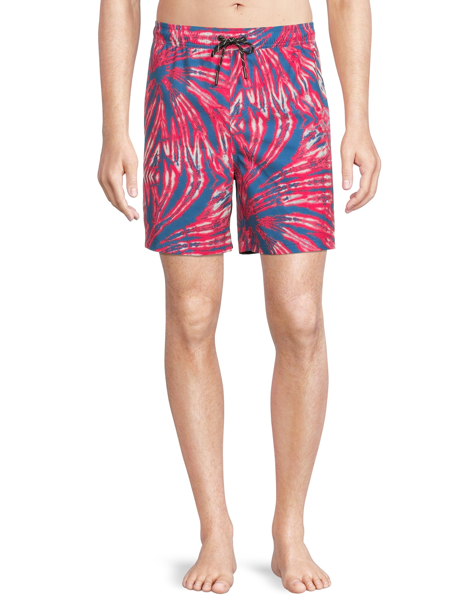 NEFF Men's Graphic 7" Swim Trunks with Stretch - Walmart.com