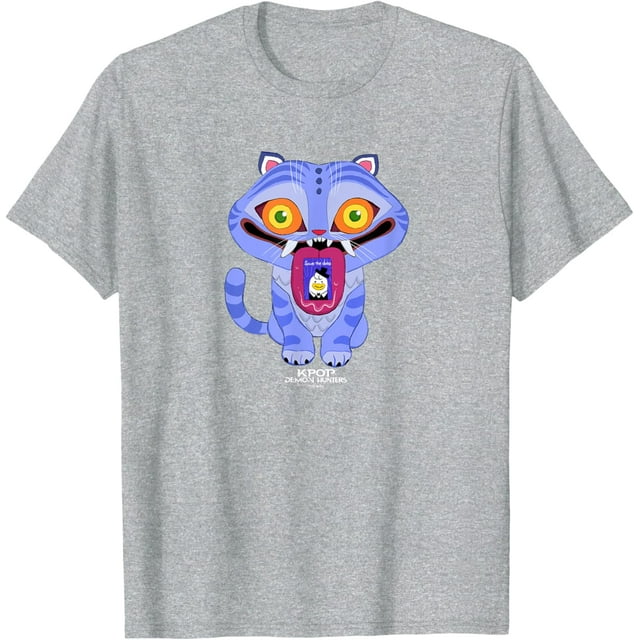 NEFIYLUXP Huntrix Kpop Demon Hunters Printed T-shirt, Derpy Tiger Kpop ...