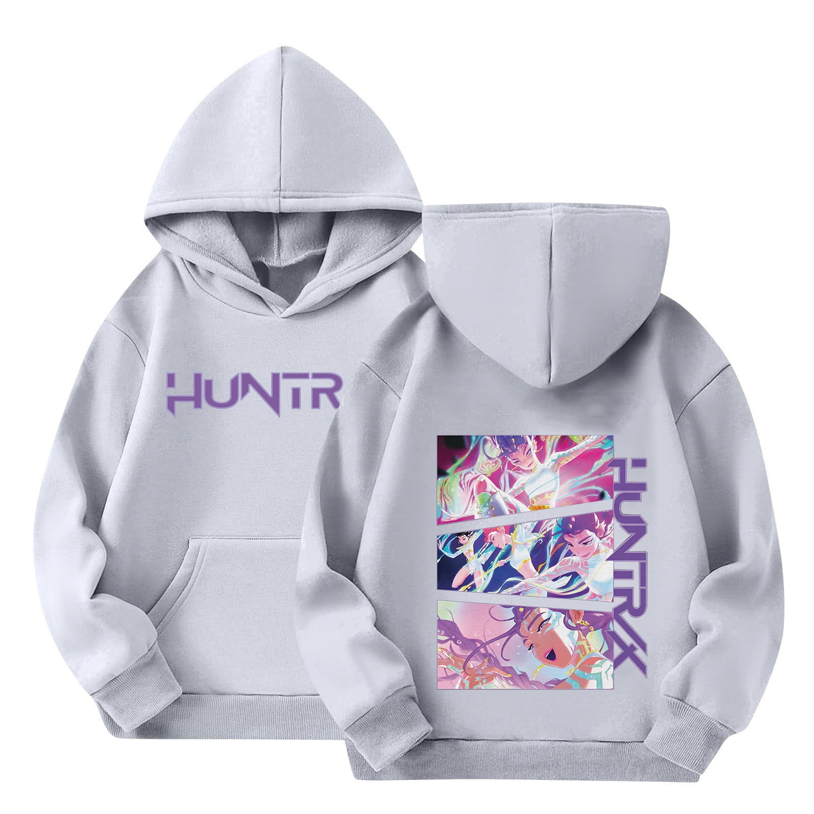 NEFIYLUXP Pop Demon Hunters Hoodies, Multi-Size Fleece Sweatshirts ...
