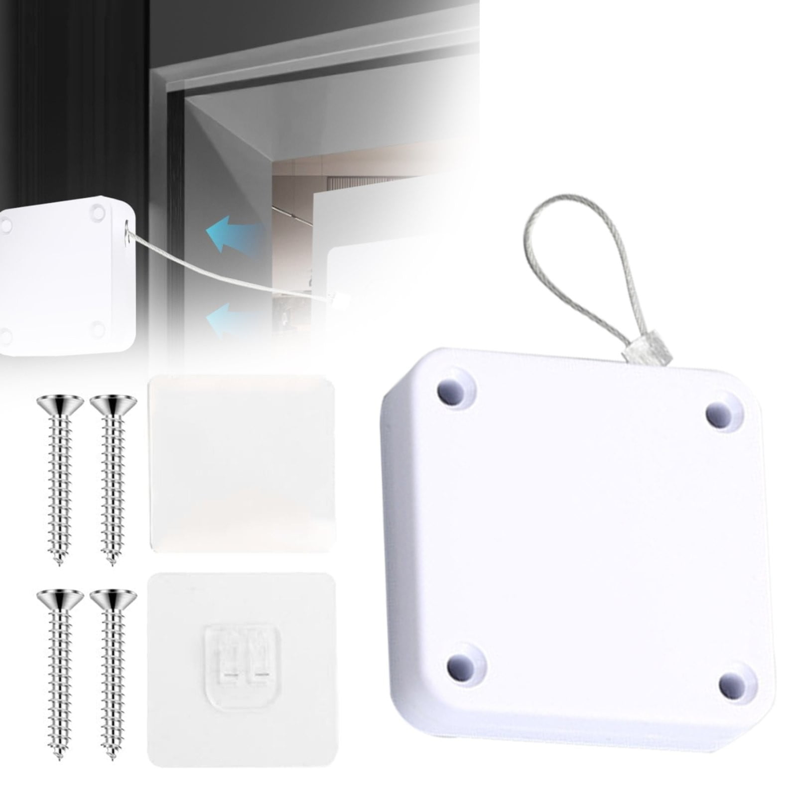 NEGJ 2024 Upgraded Automatic Door 1000g Automatic Screen Door Sliding ...