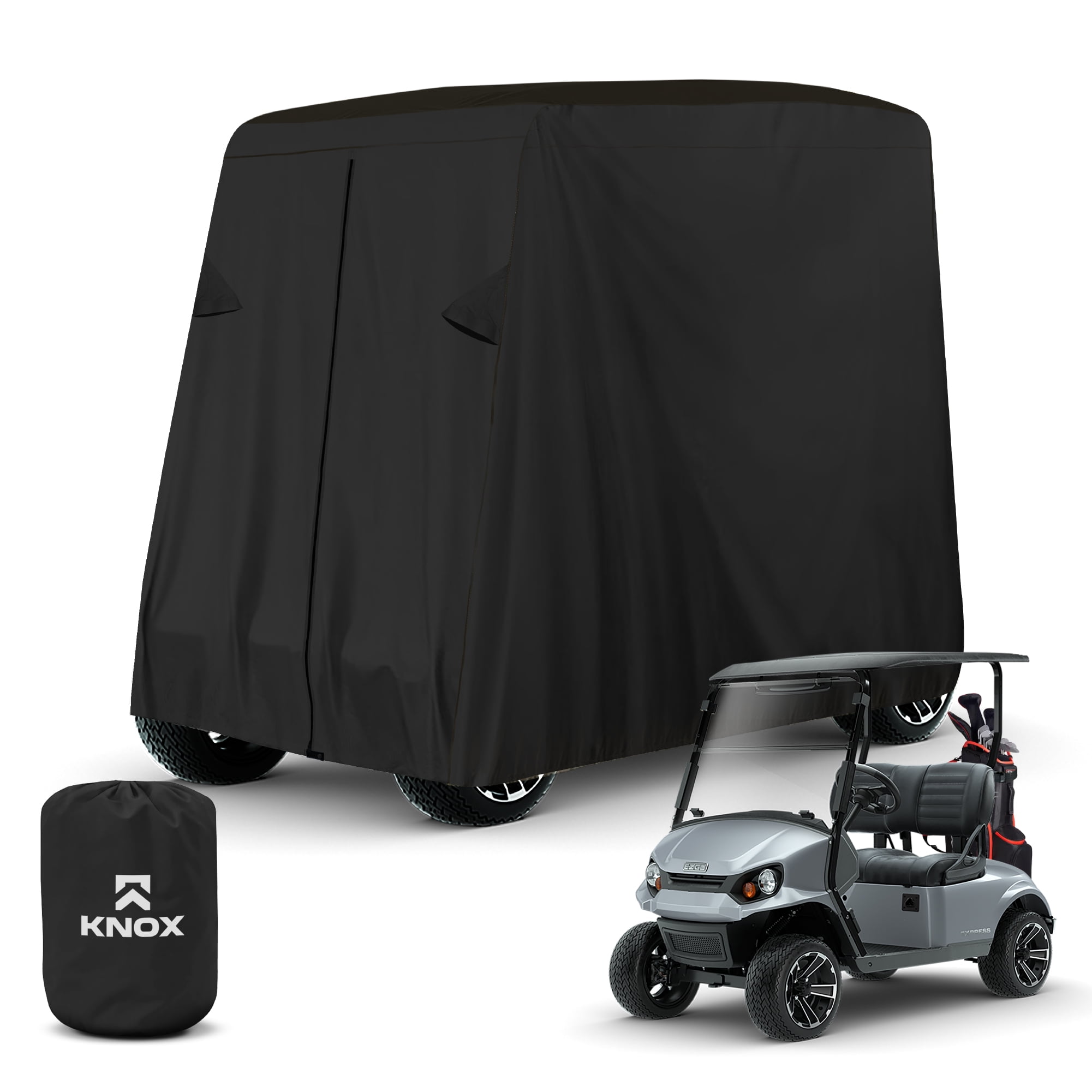 NEH Universal Rain Weather Golf Cart Cover, EZGO Enclosure, Compatible ...