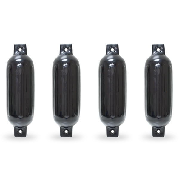 NEH Twin Eye Ribbed Boat Pontoon Fender 4.5" x 16" 4pcs Inflatable ...