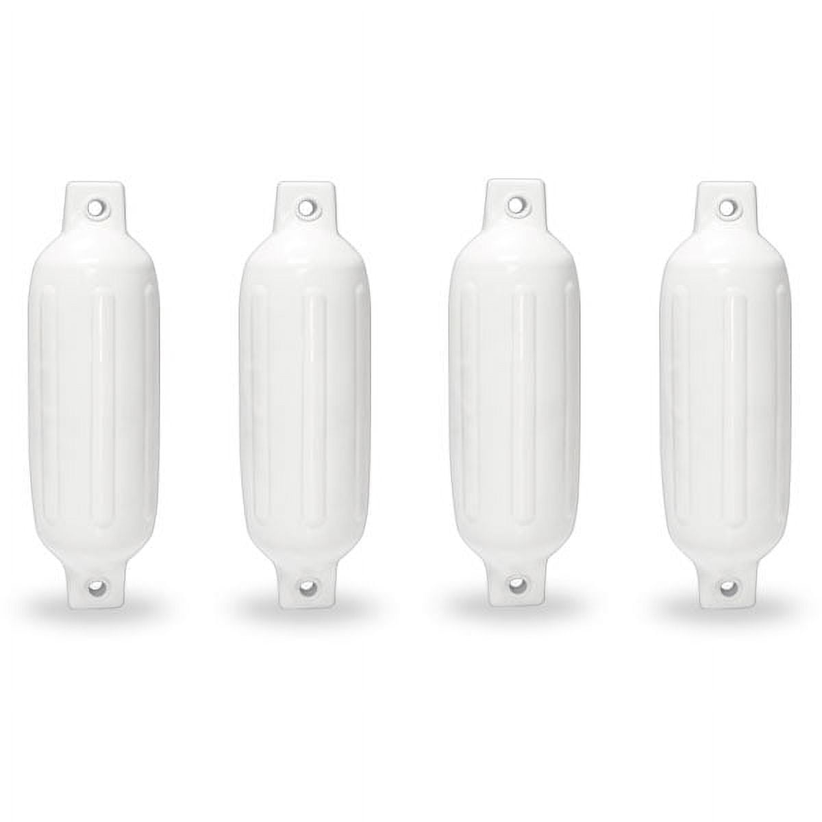 NEH Twin Eye Ribbed Boat Pontoon Fender 4.5" x 16" 4pcs Inflatable ...