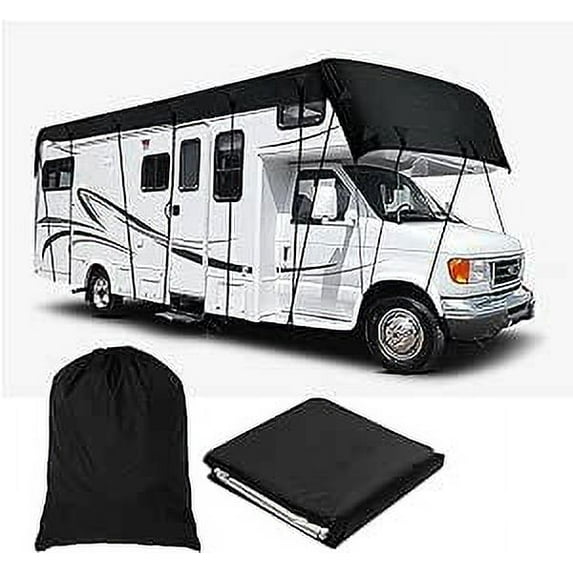 NEH Upgraded Travel Trailer RV Cover, Extra-Thick Anti-UV, Durable Camper Cover, Fits 27ft ...