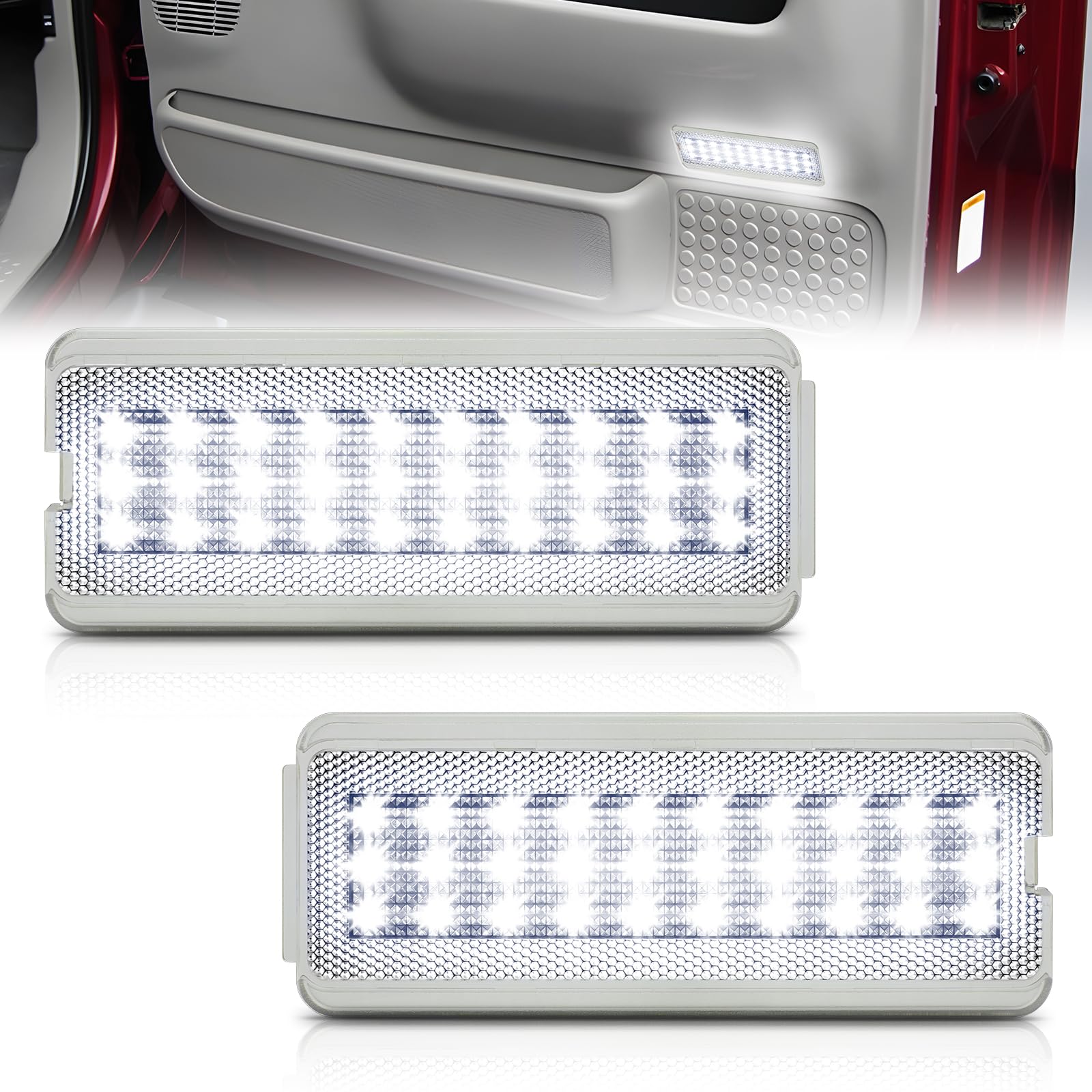 NEIFILES LED Interior Door SSF20 Panel Lights Compatible with Ford F ...