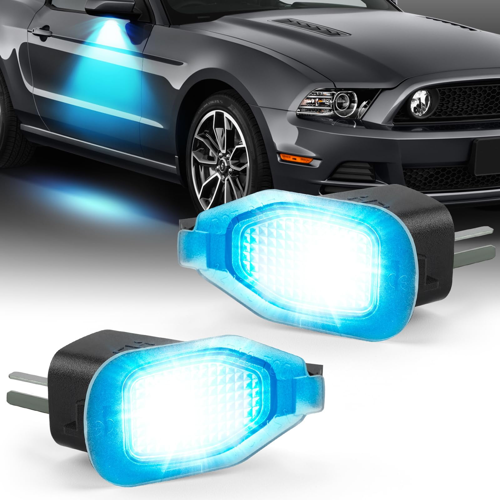 NEIFILES LED Side Mirror KEF16 Puddle Courtesy Lights,10X Brighter ...