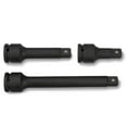 NEIKO Impact Extension-Bar Set, CrV Steel, 3/4-Inch Drive, 4-Inch, 6 ...
