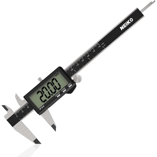 NEIKO 01401A 6-Inch Electronic Digital Caliper, Stainless Steel, Extra ...