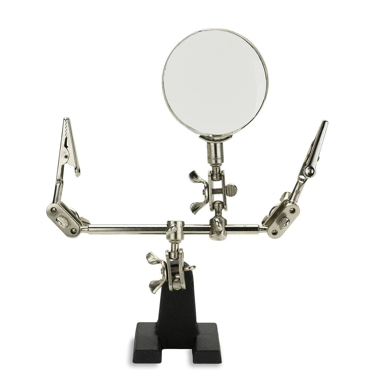 NEIKO Adjustable Helping Hand with Magnifier, Solder Aid, Wire Station ...