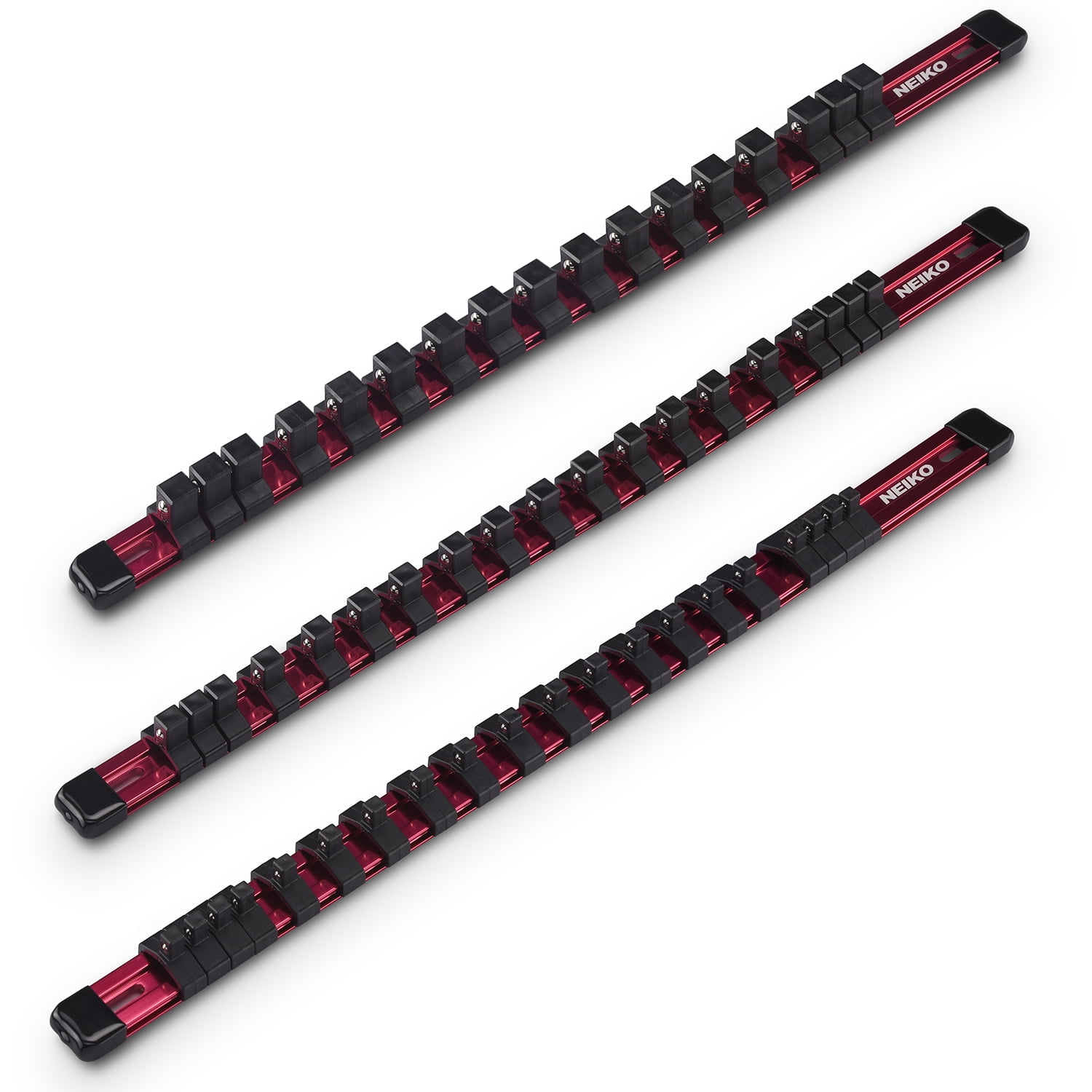 NEIKO 02454A Aluminum Socket Holder and Socket Organizer Tray for ...