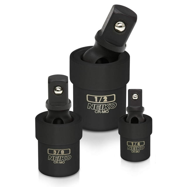 NEIKO 02486A Impact Universal Joint-Socket Swivel Set, Socket Extension ...