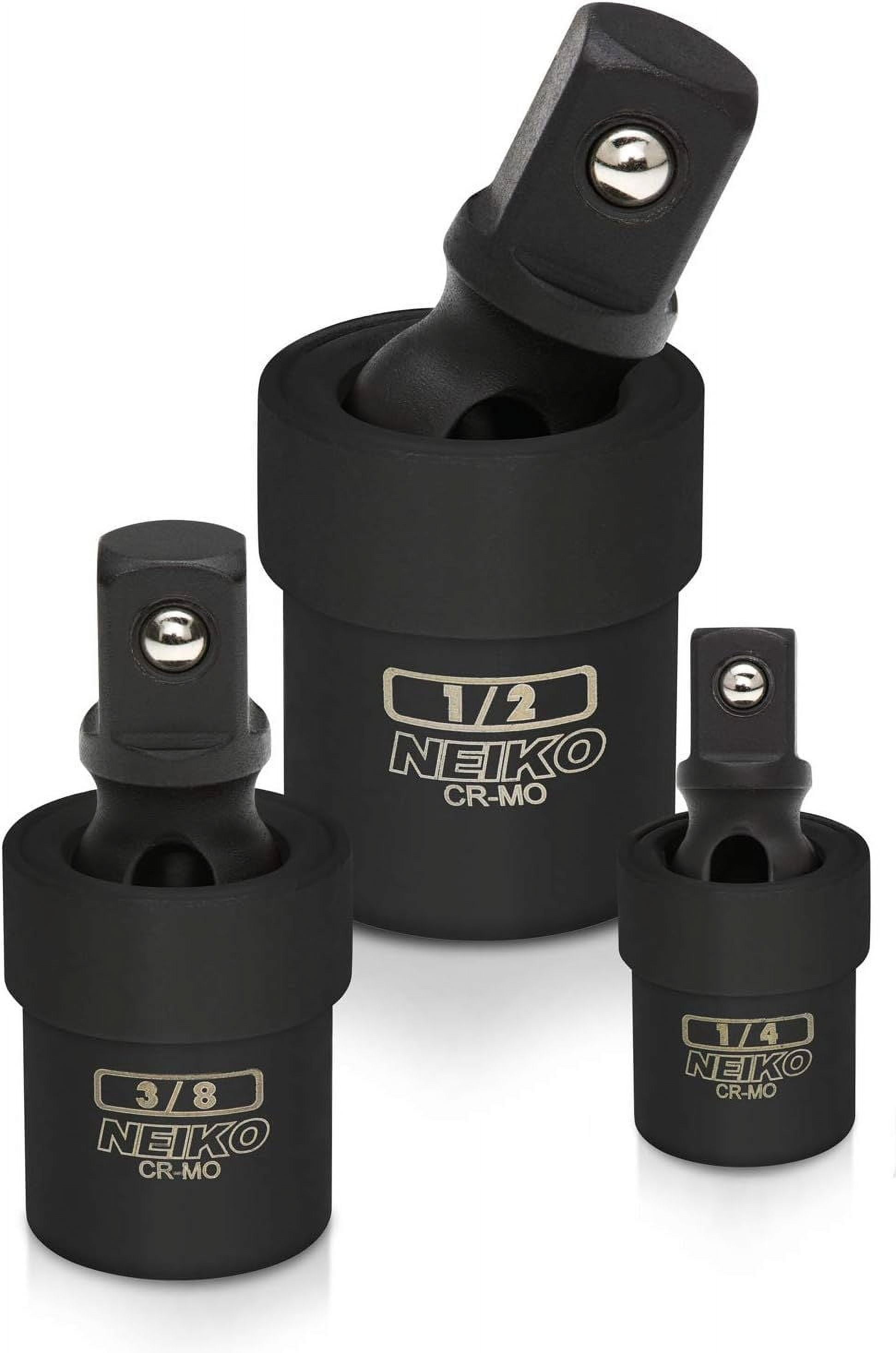 NEIKO 02486A Impact Universal Joint-Socket Swivel Set, Socket Extension ...