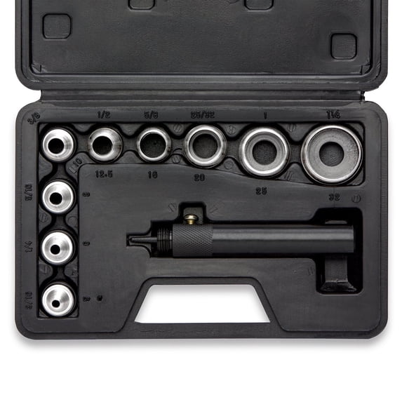 NEIKO 02614A Interchangeable Large Hollow Hole Punch Tool Set, 10 Piece ...