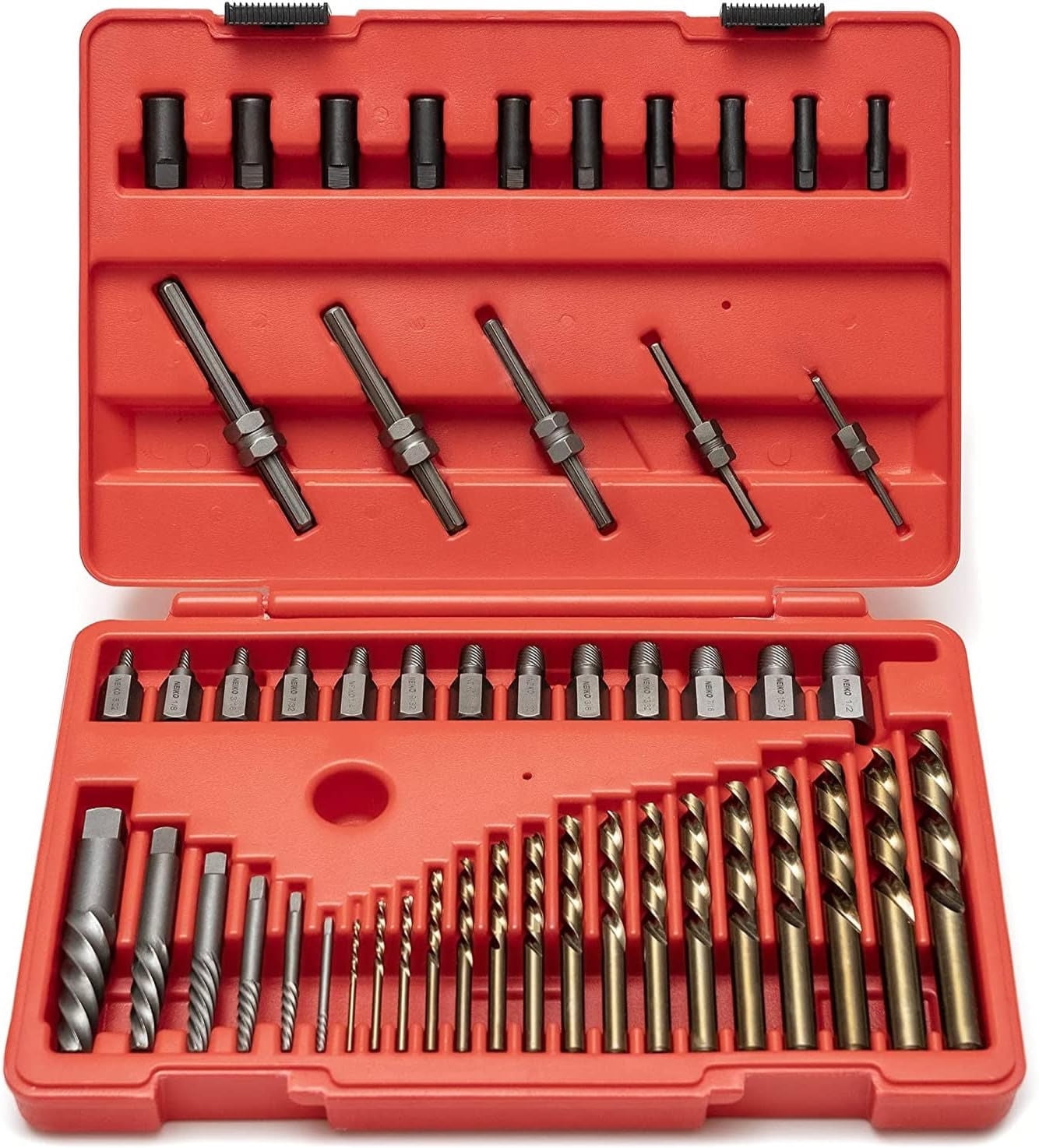 NEIKO 04202A Master Screw Extractor | 55 Pieces Broken Bolt Remover ...