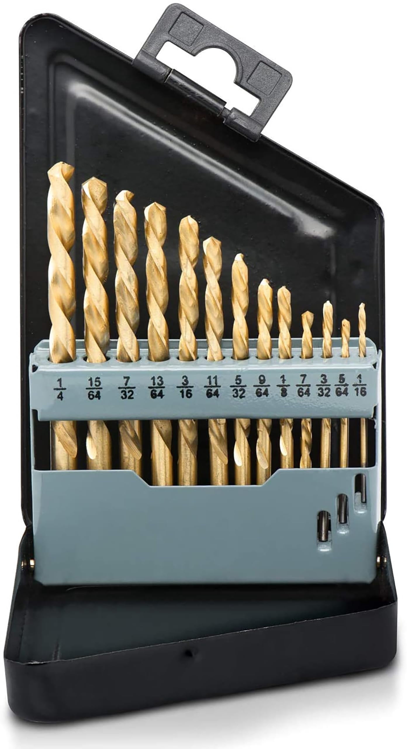 Neiko, Left-Hand Drill-Bit Set, 13-Piece SAE, High-Speed Steel ...