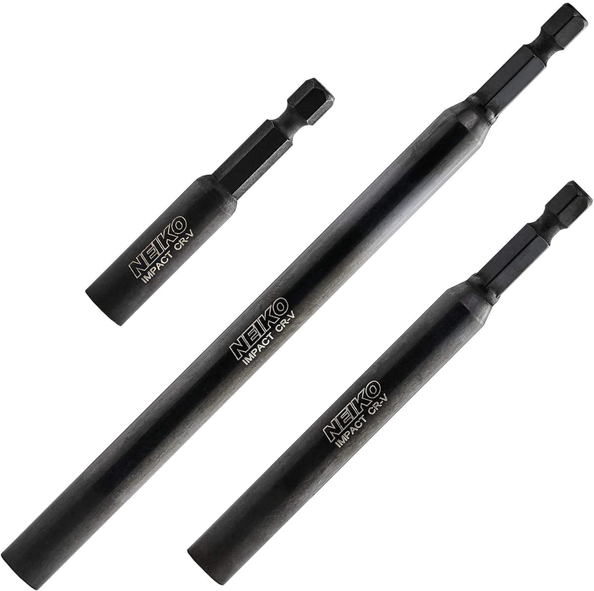 NEIKO 11403A Magnetic Bit Holder Set | 3 Pieces - 2-3/8, 4, and 6 ...