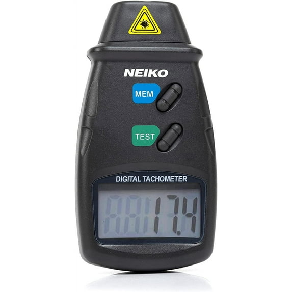 NEIKO 20713A Digital Tachometer, Noncontact Laser Photo Sensor with 2.5 ...