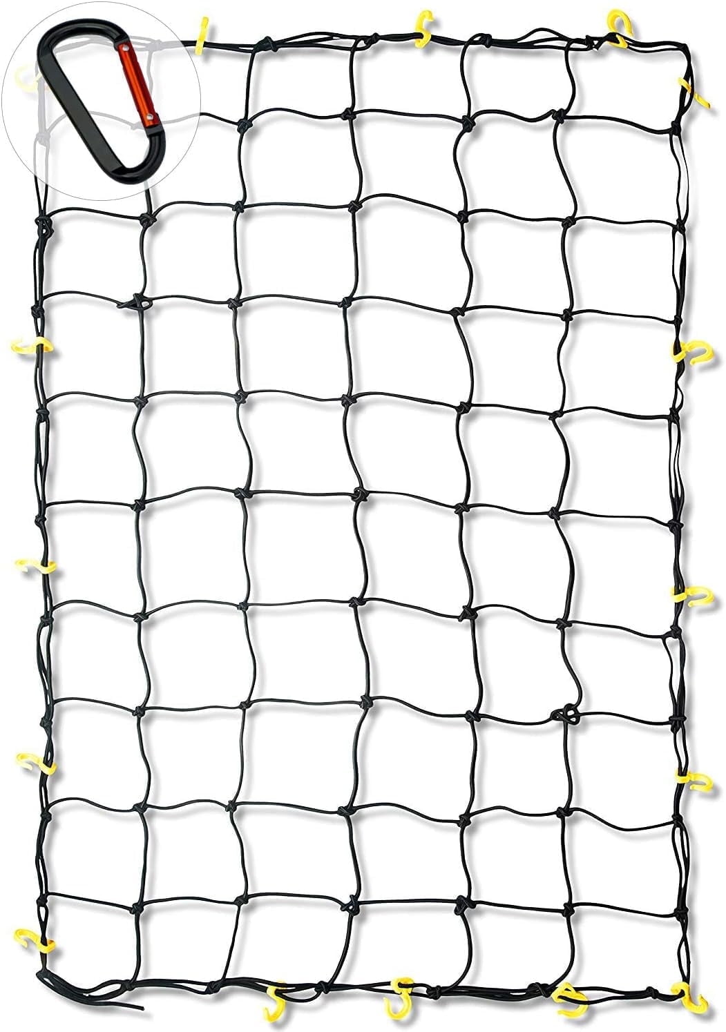 NEIKO 50971A 4'x6' Super Duty Small Cargo Net¸ Bungee Cargo Net, 16 Pcs ...