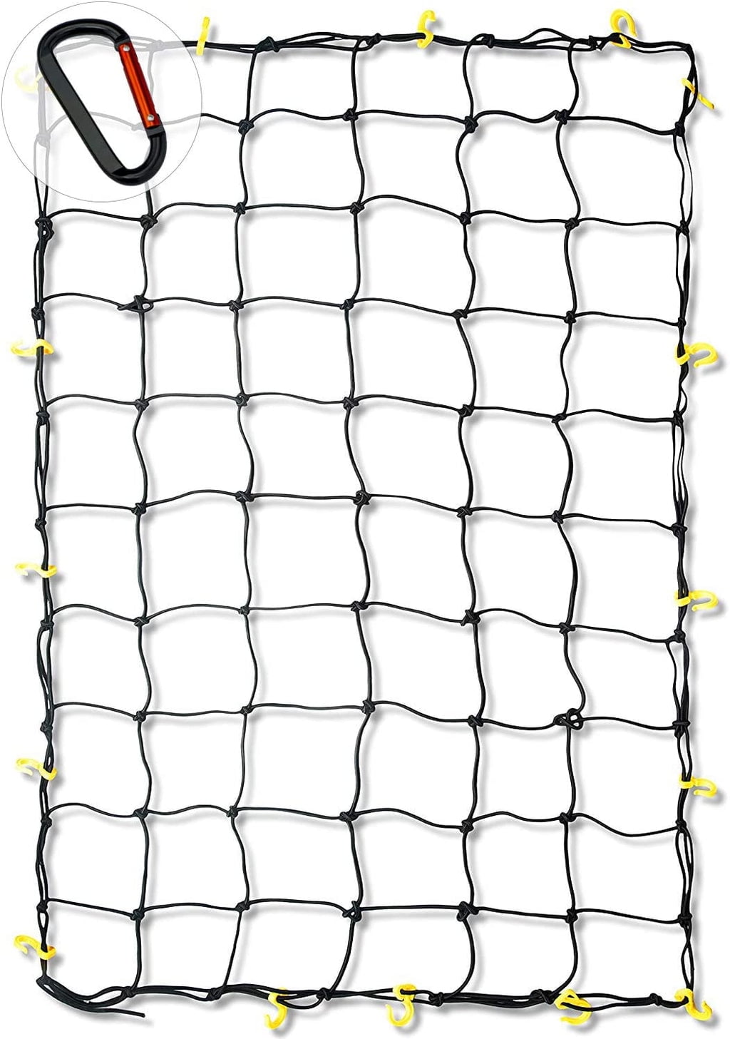 NEIKO 50971A 4'x6' Super Duty Small Cargo Net¸ Bungee Cargo Net, 16 Pcs ...