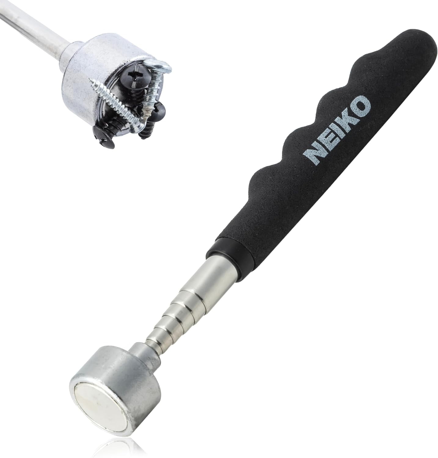 NEIKO 53425A Magnetic Pickup Tool, 25 Lb Telescoping Magnet Tool, 30 ...