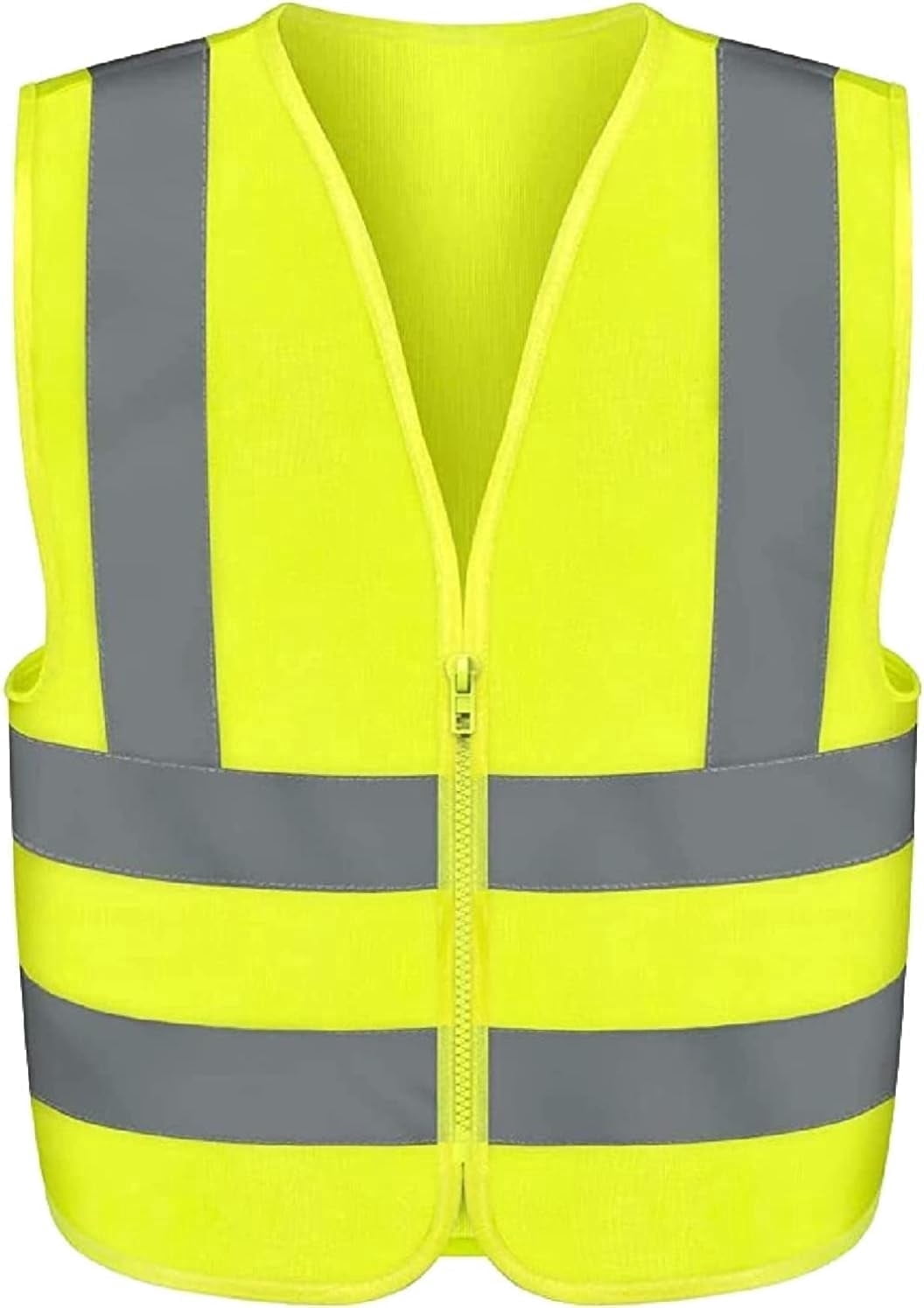 NEIKO Safety Vest, High Visibility Vest with Reflective Strips, Neon ...