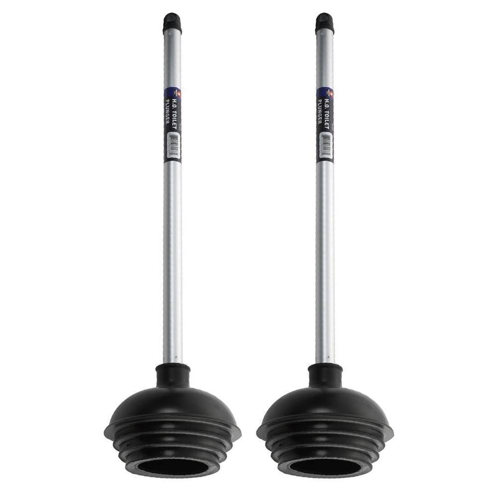 NEIKO High Pressure Toilet Plungers, 2 Pack, Patented All-Angle Design ...