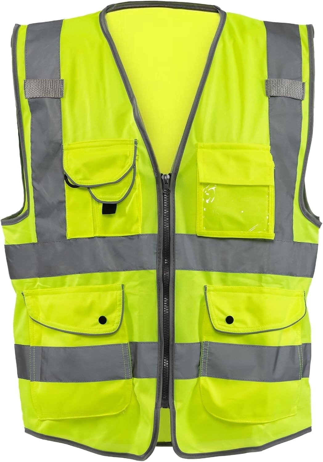 NEIKO Safety Vest with Pockets, 9 Pocket, High Visibility Vest ...