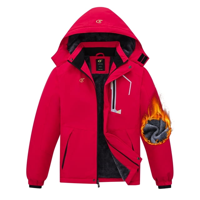 NEIKU Boy's Waterproof Ski Jacket Warm Winter Snow Coat Windproof ...