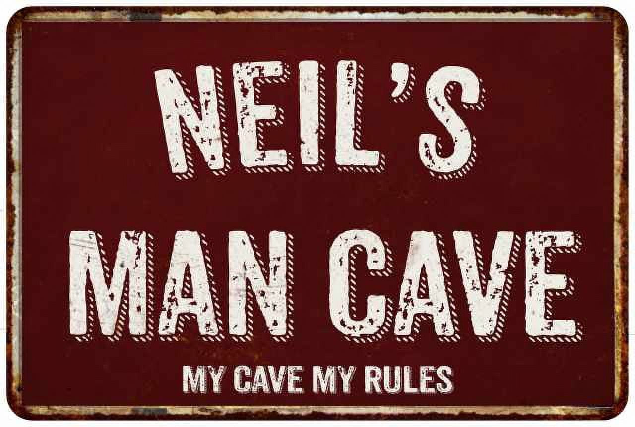 NEIL'S Man Cave Sign Garage Mancave Decor Accessories Signs Vintage ...
