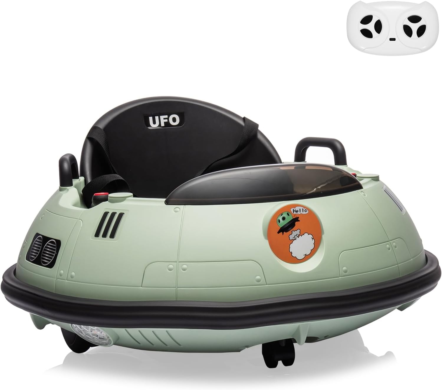 NEILA 12V Kids Ride on Bumper Car 360° Spin Battery Powered Electric ...