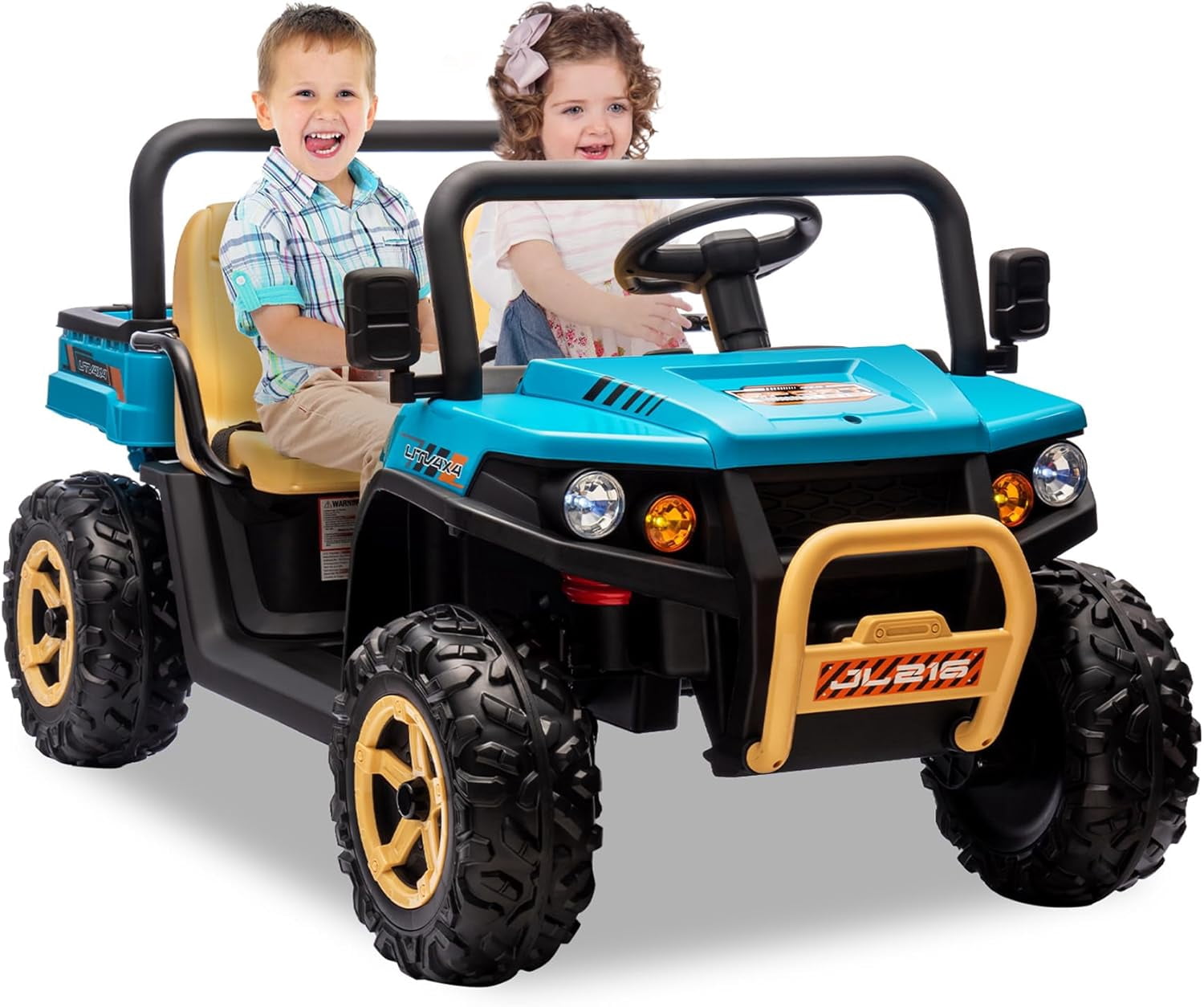 NEILA 24V Kids Electric Dump Truck – Fun-Filled 2-Seater UTV with ...