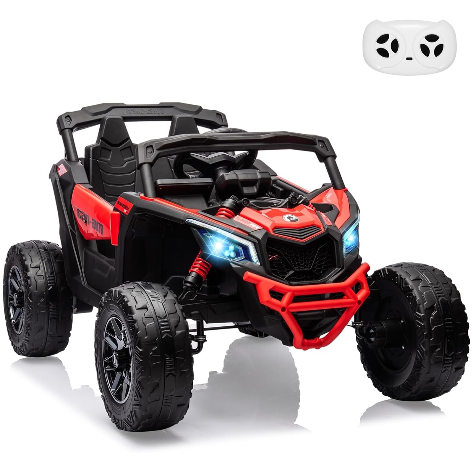 NEILA Licensed Can-Am 12V Kids UTV Ride on Car with Remote Control 4 ...