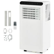 Costway 5200 BTU (8000 BTU ASHRAE) Portable Air Conditioner 3-in-1 AC Unit w/ Cool Dehum Fan ...