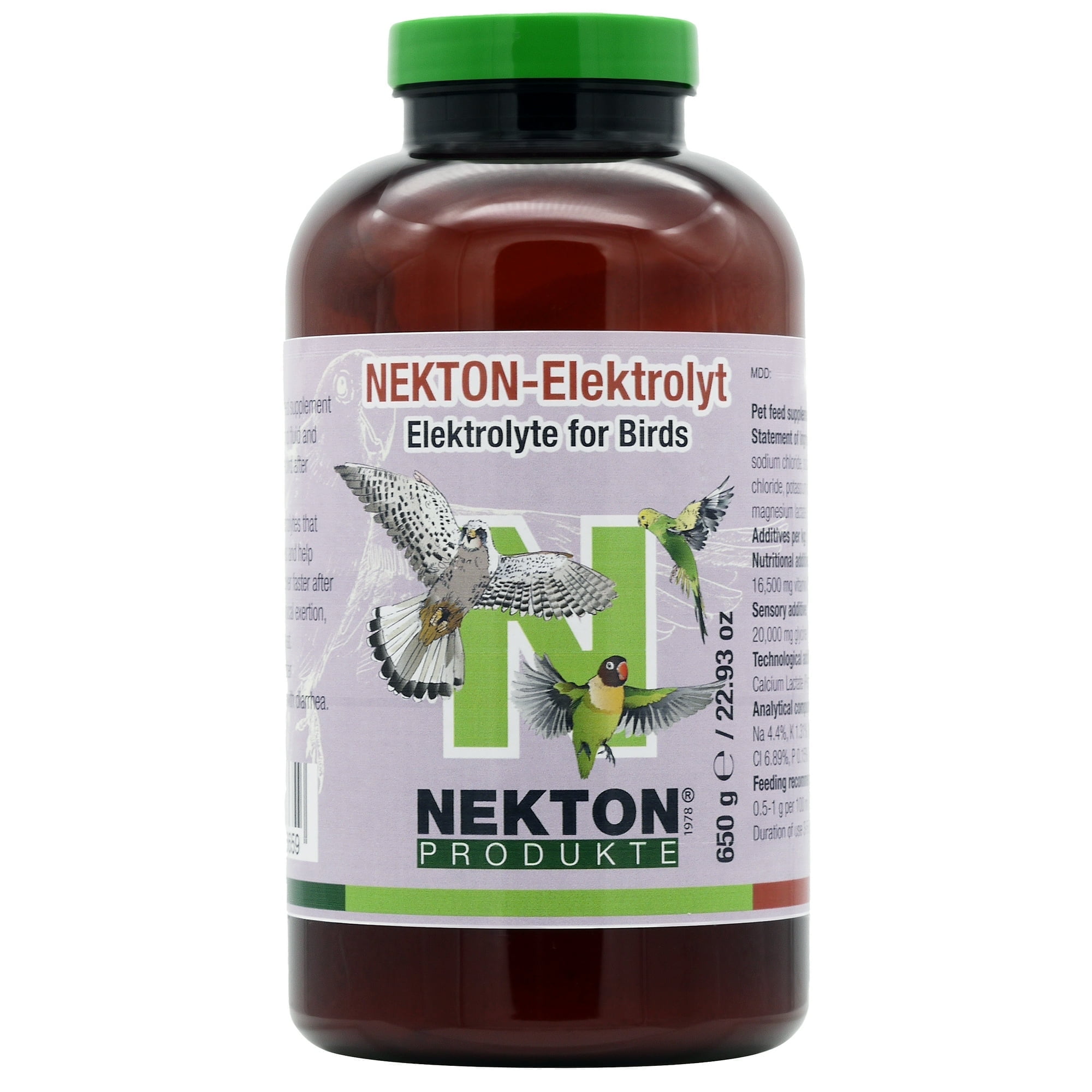 NEKTON-Elektrolyt Recovery Supplement for Birds 22.93oz (650g) - Walmart.com
