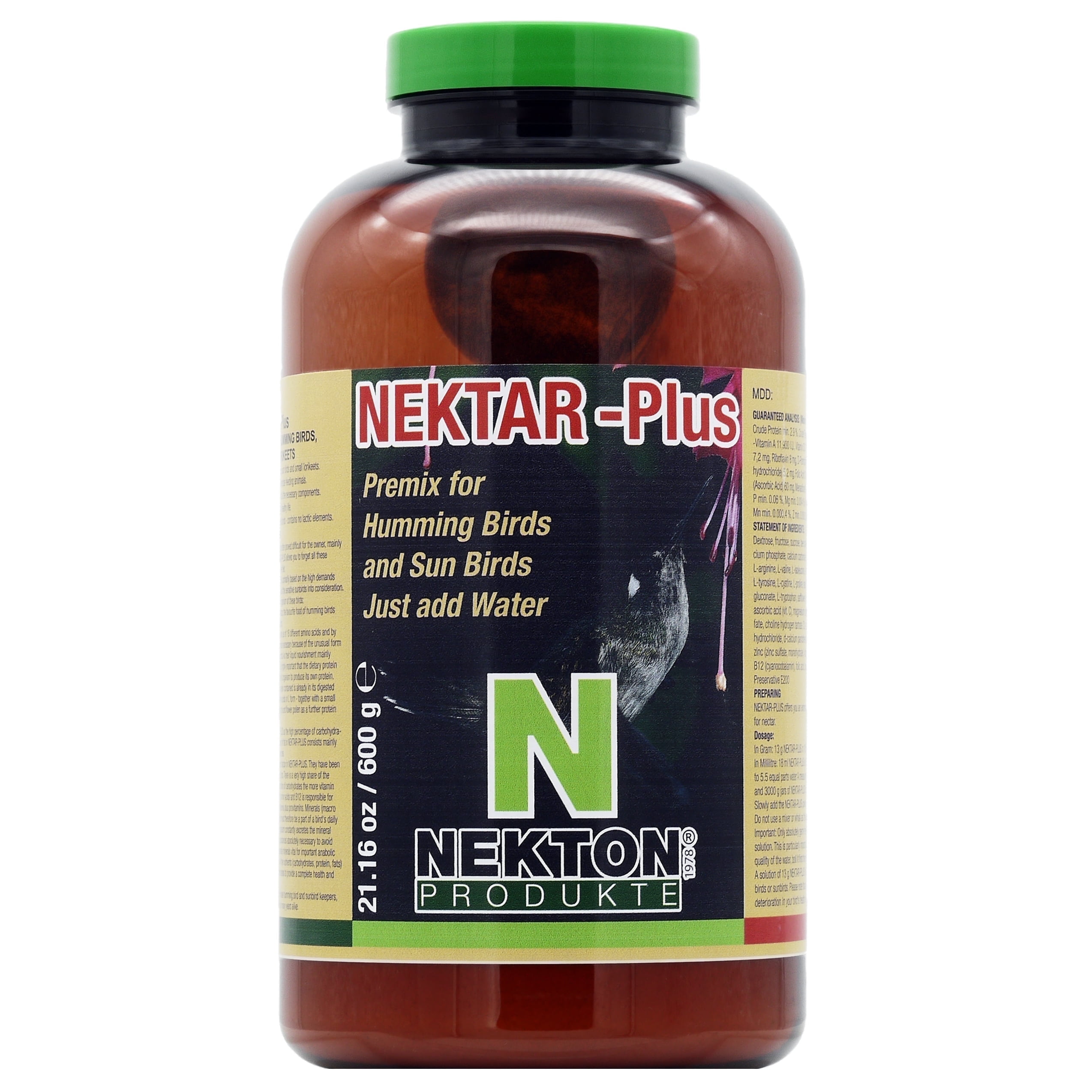 Nekton Nektar Plus Complete Nectar Concentrate - Lories & Hummers, 1.3Lb - Walmart.com