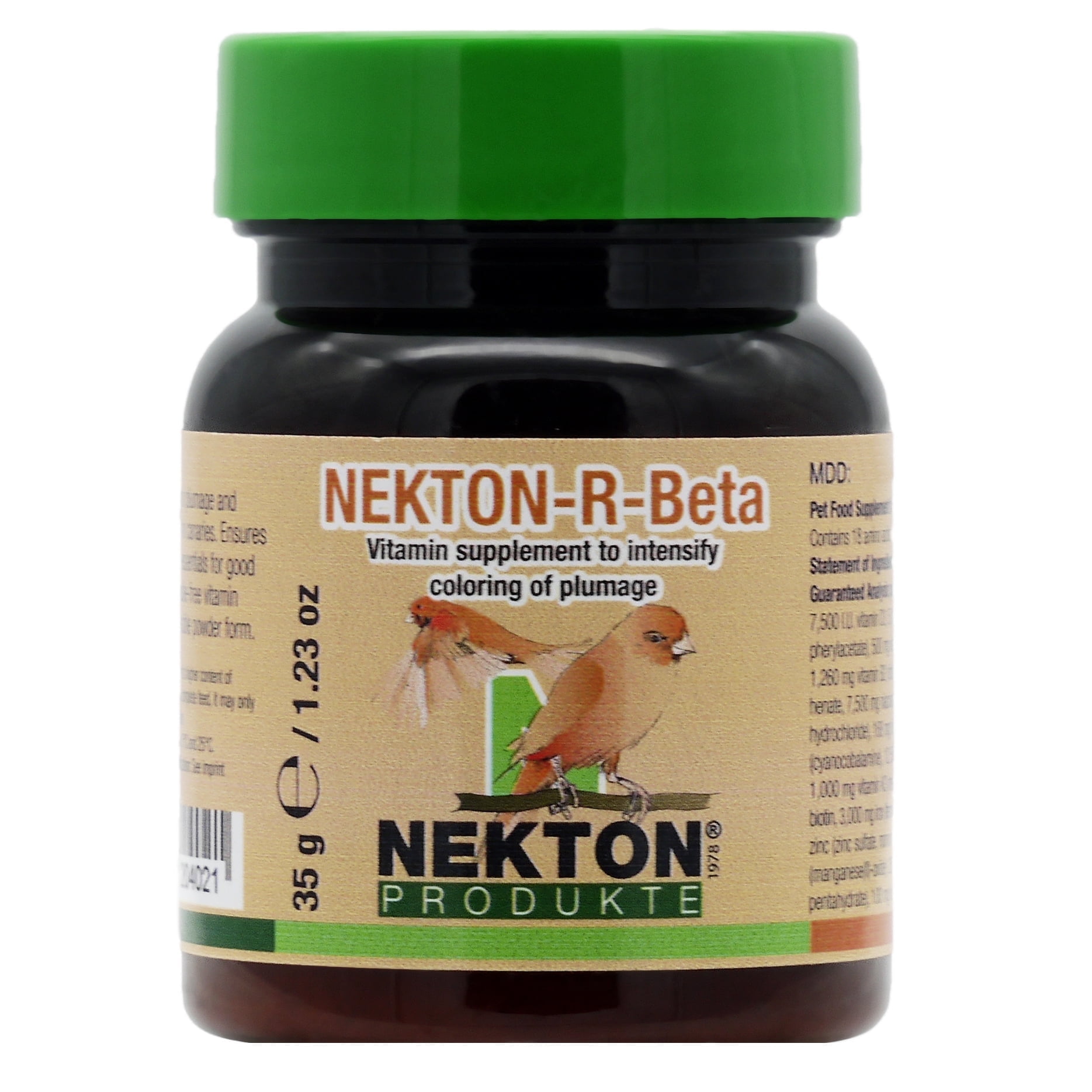 NEKTON-R-Beta Enhances Pink Color in Birds 1.23oz (35g) - Walmart.com