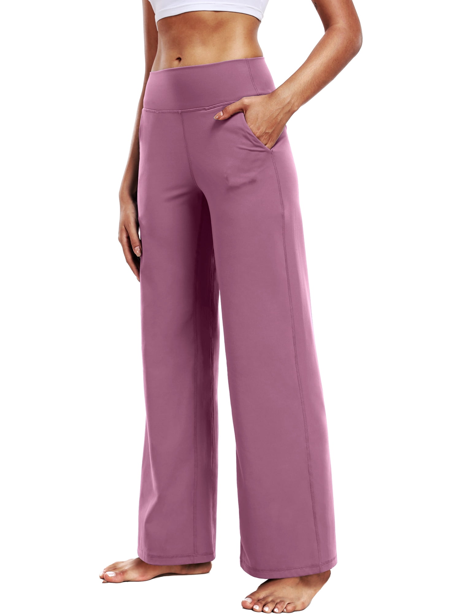 NELEUS ButterSoftFlex Womens Wide Leg Pants Athletic Yoga Legging ...