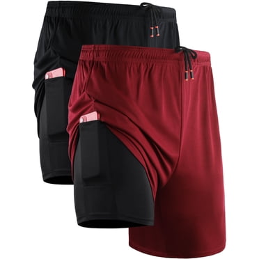 Athletic Works Men's 8" Active Performance Grid Mesh Shorts, up to 3XL ...