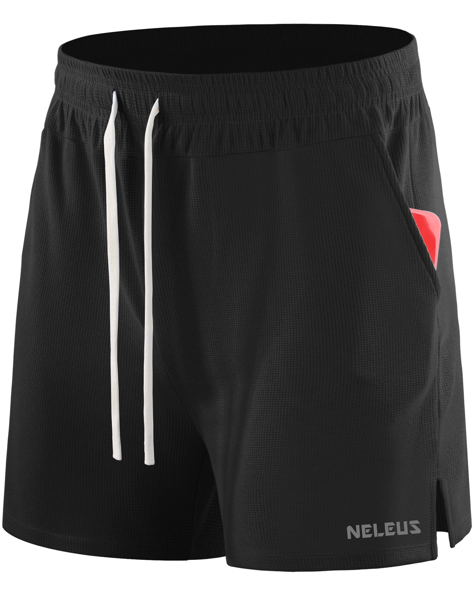 NELEUS Mens 4" Workout Running Shorts with Towel Loop and Pockets ...