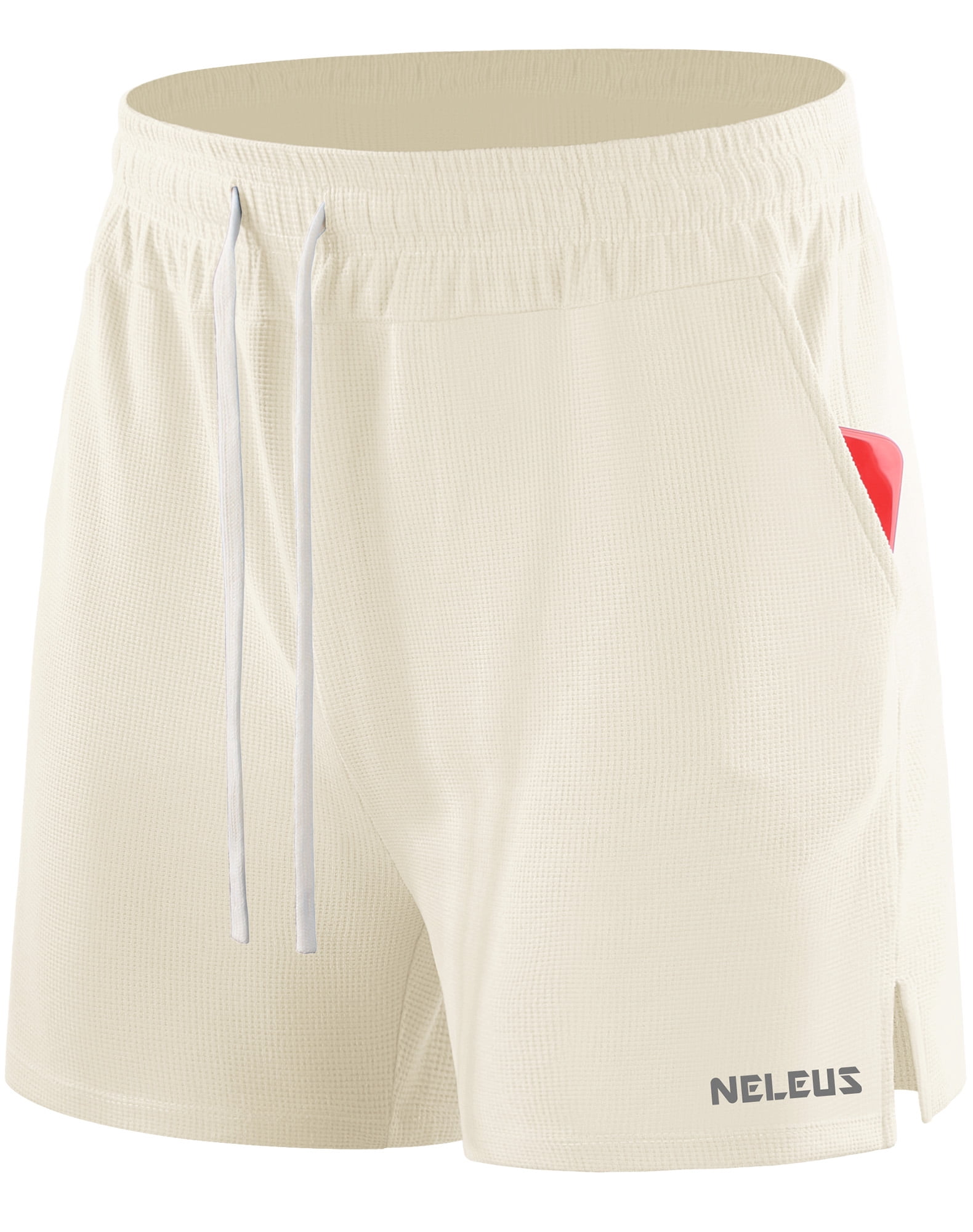 NELEUS Mens 4" Workout Running Shorts with Towel Loop and Pockets ...