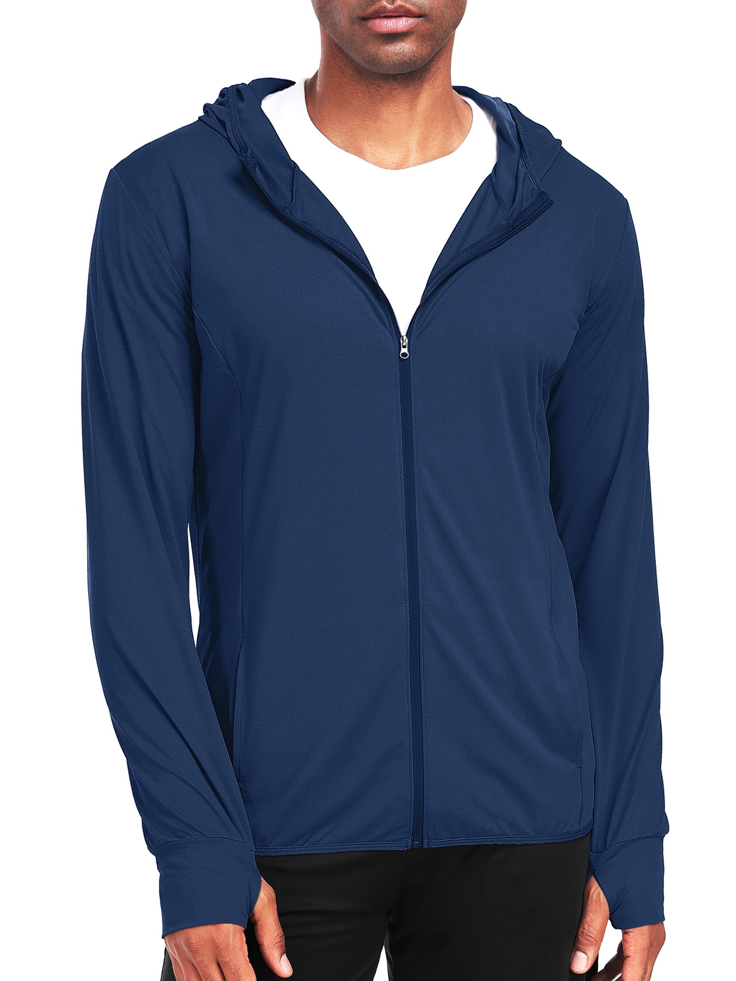 NELEUS Mens UPF 50+ Hooded Athletic Jackets for Fishing Hiking High ...