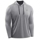 NELEUS Mens UPF 50+ Long Sleeve Workout Hoodie, Lightweight Breathable ...