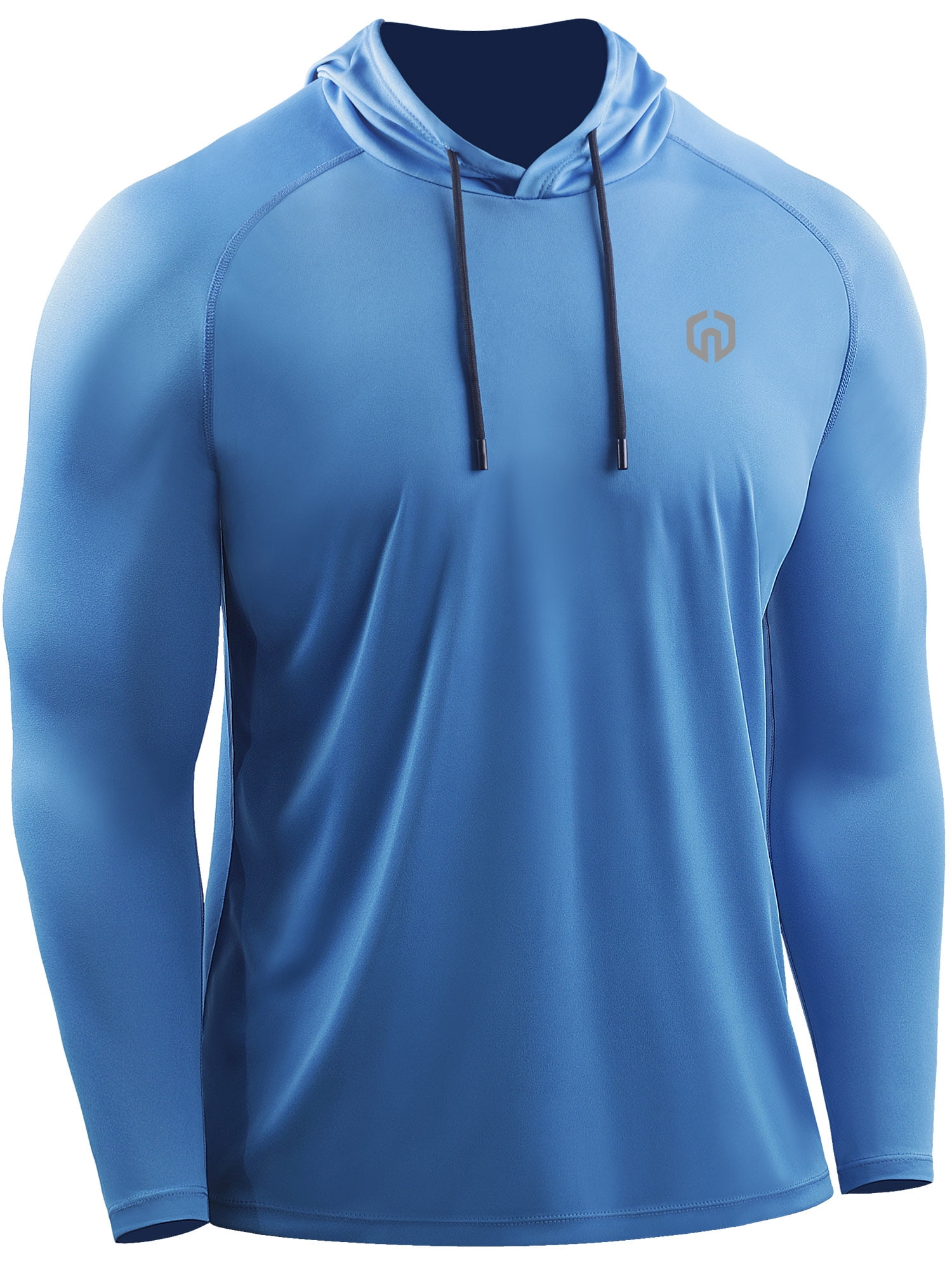 NELEUS Mens UPF 50+ Long Sleeve Shirts Hoodies Sun Protection Workout ...
