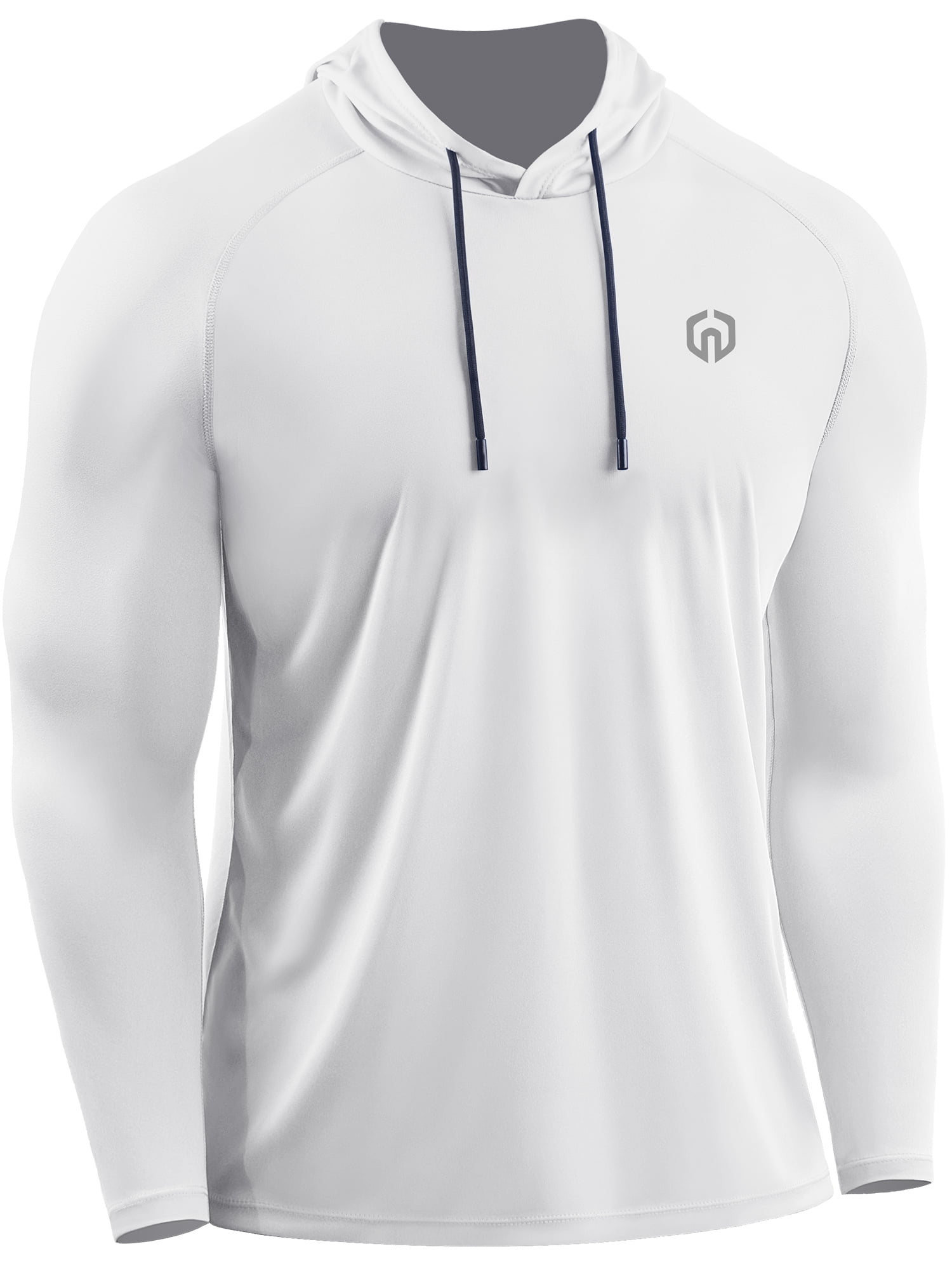 NELEUS Men's UPF 50+ Long Sleeve Workout Hoodie, Dry Fit, Sun ...
