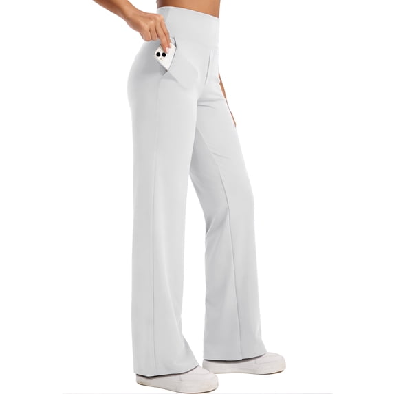 NELEUS Womens 31" Wide Leg Pants Athletic Yoga Leggings Casual ...