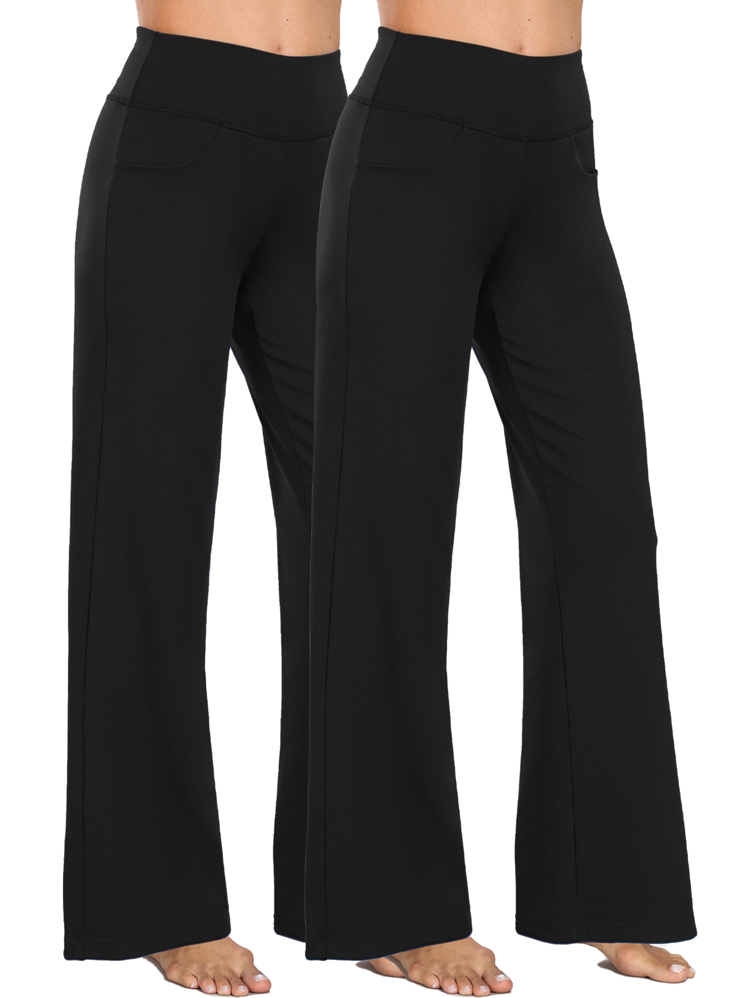 NELEUS Womens 31" Wide Leg Pants Athletic Yoga Stretch Loose Legging ...
