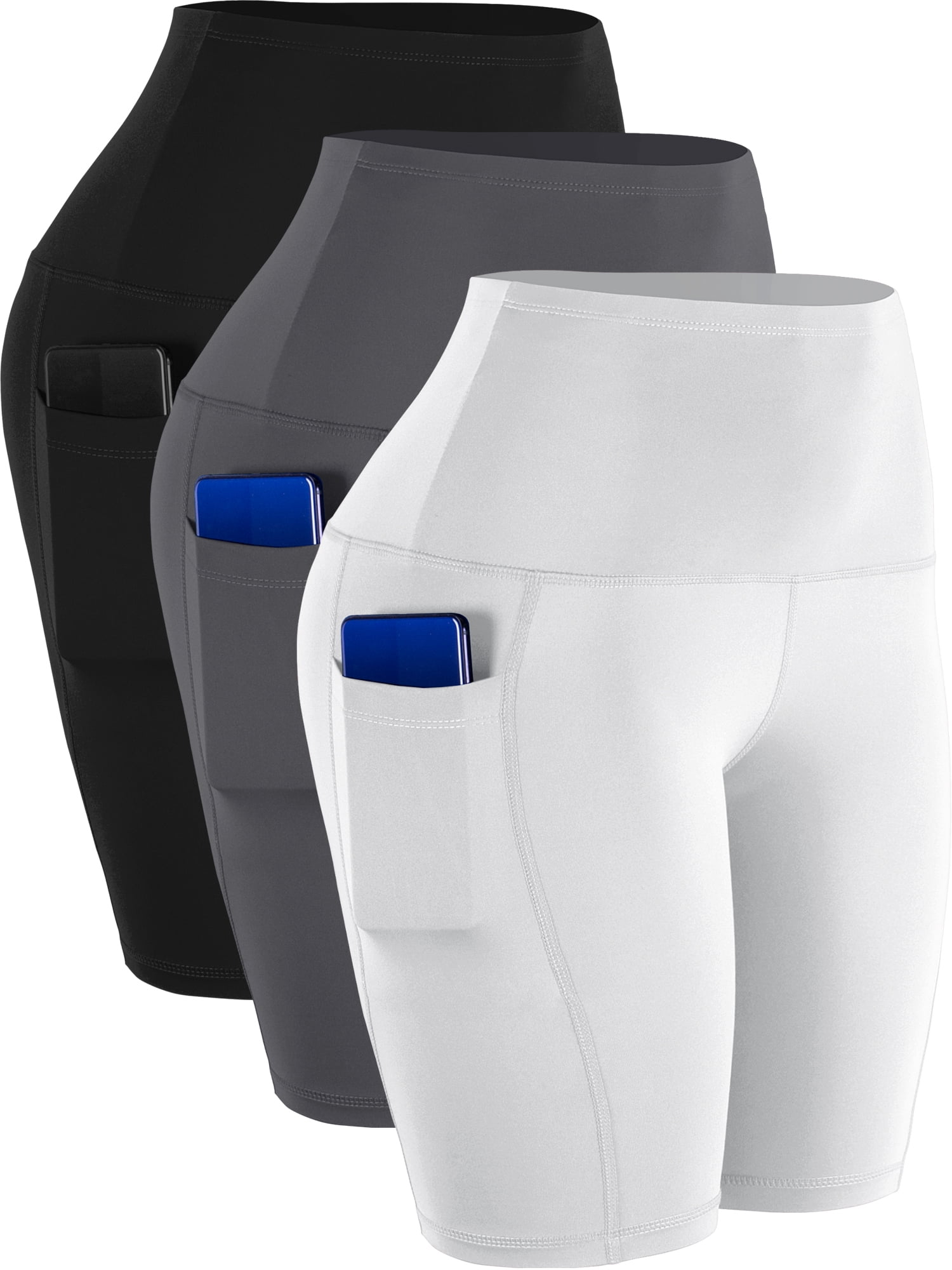 NELEUS Womens 9" Bike Compression Short High Waist for Yoga Workout ...