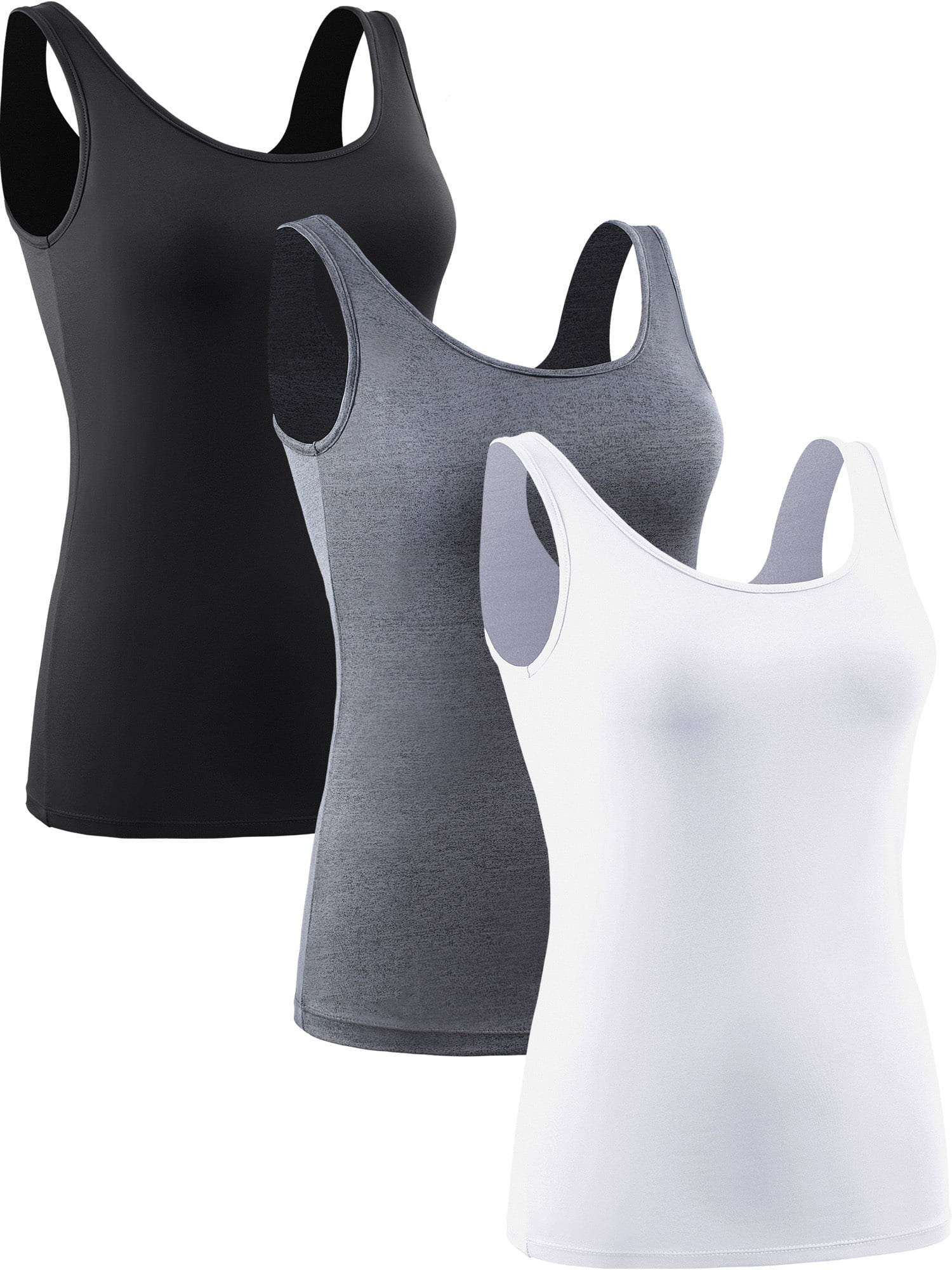 NELEUS Womens Compression Tank Top with Built in Sports Bra Padded for ...