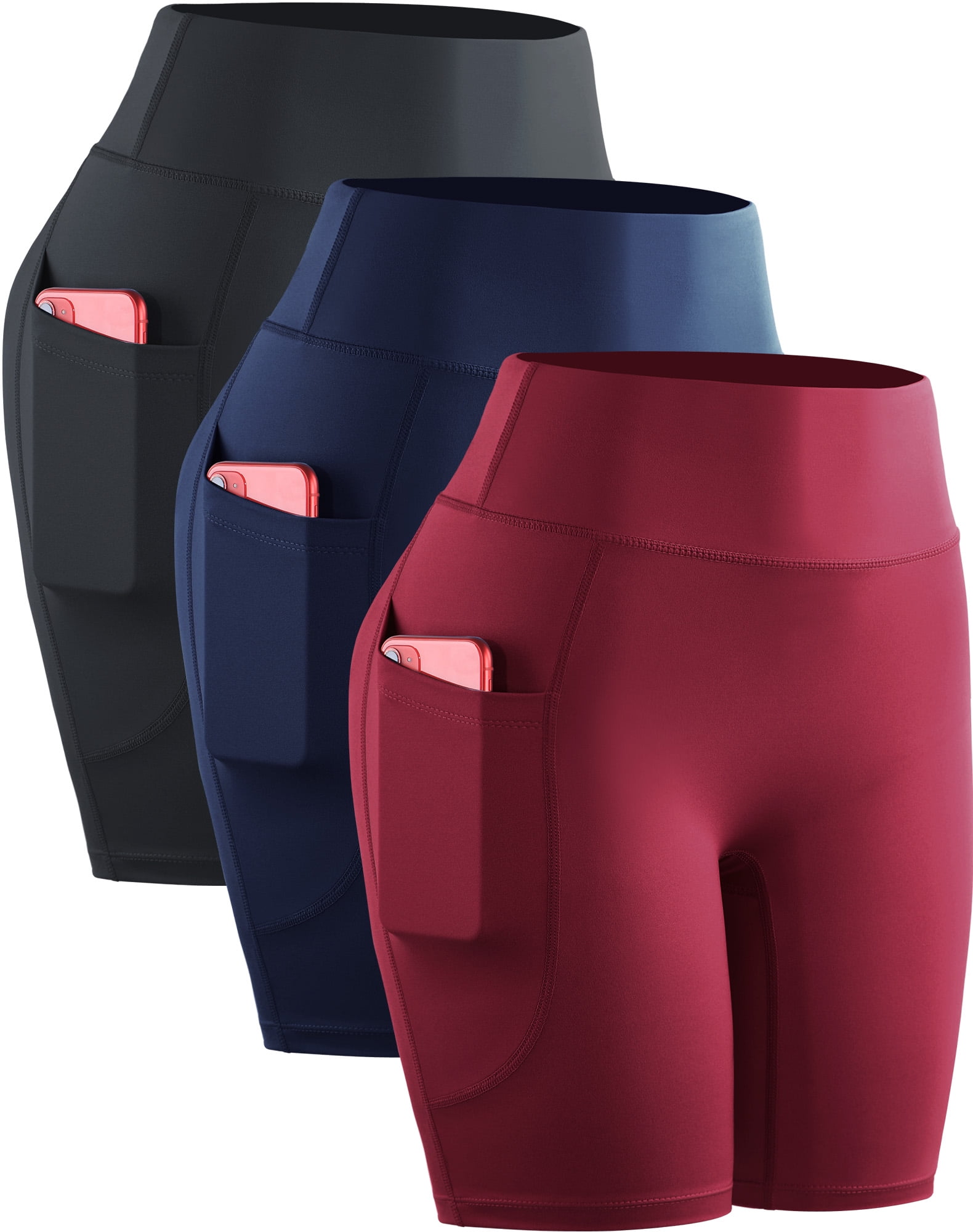 NELEUS Womens High Waist Yoga Spandex Shorts for Workout Compression ...